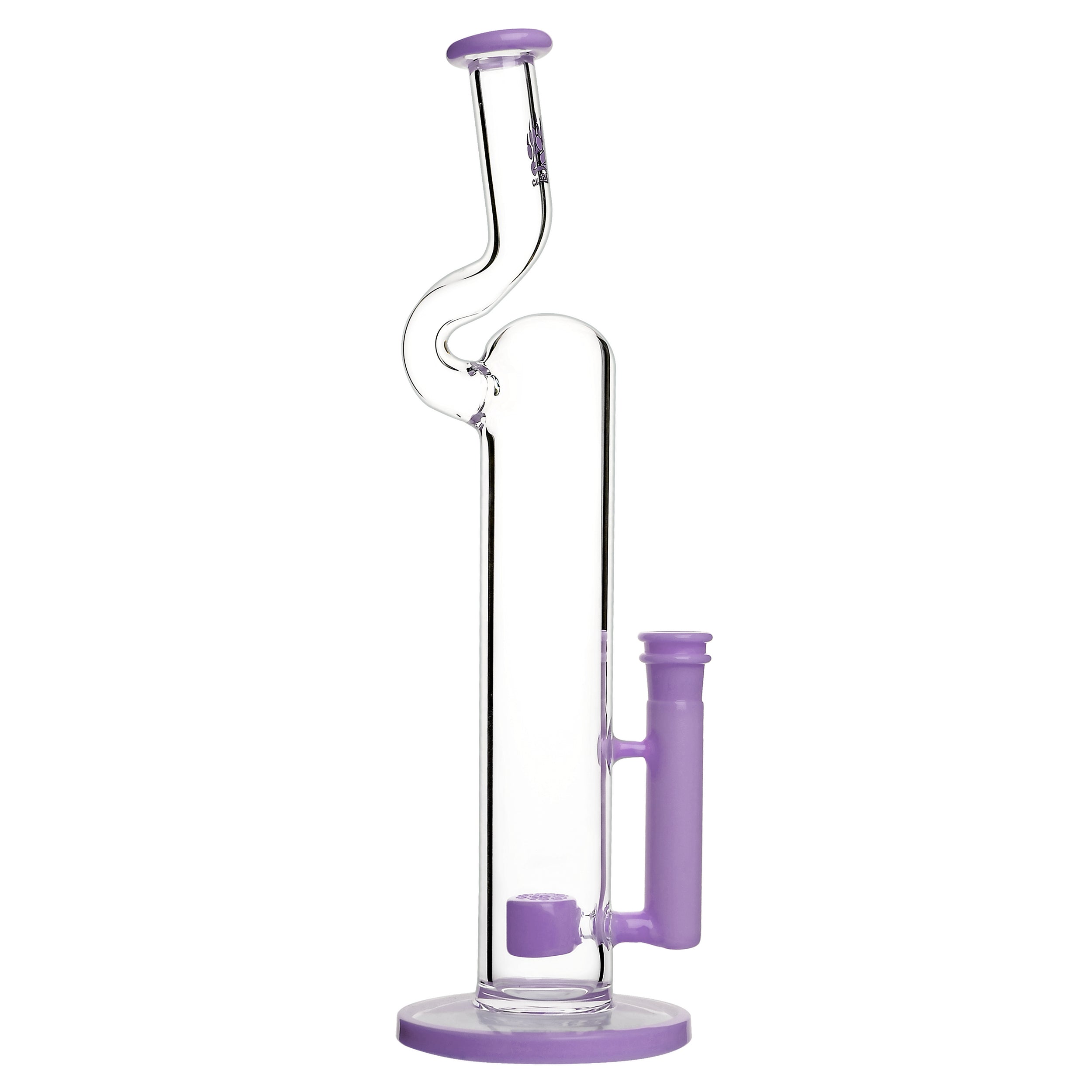 WP - 16" Double Perc Natty Neck - Black [ GB433 ] + – Metro Smoke Wholesale