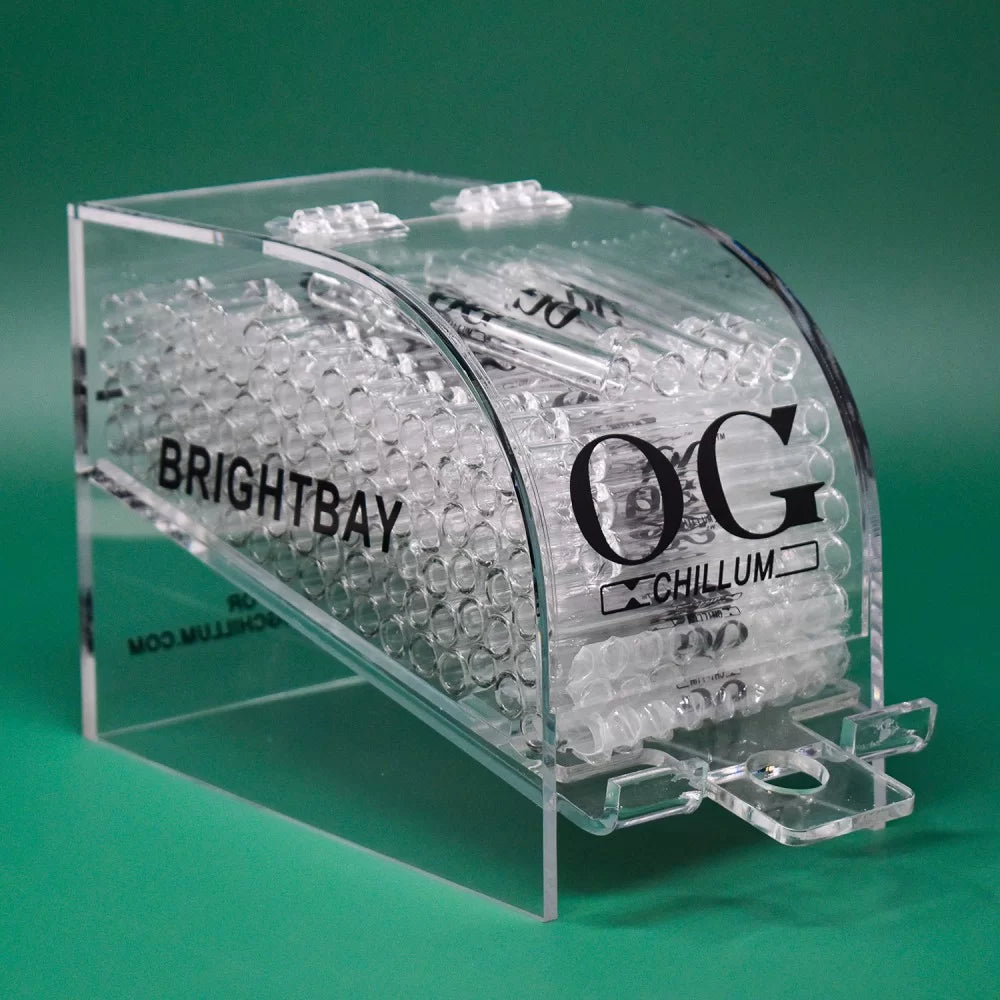 One Hitter - OG Hand Pipe Dispenser - Clear - 100ct – Metro Smoke Wholesale