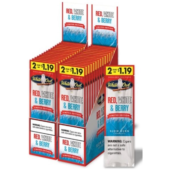 White Owl - Cigarillos - Red, White & Berry (2/$1.19) - 2pk - 30ct ...
