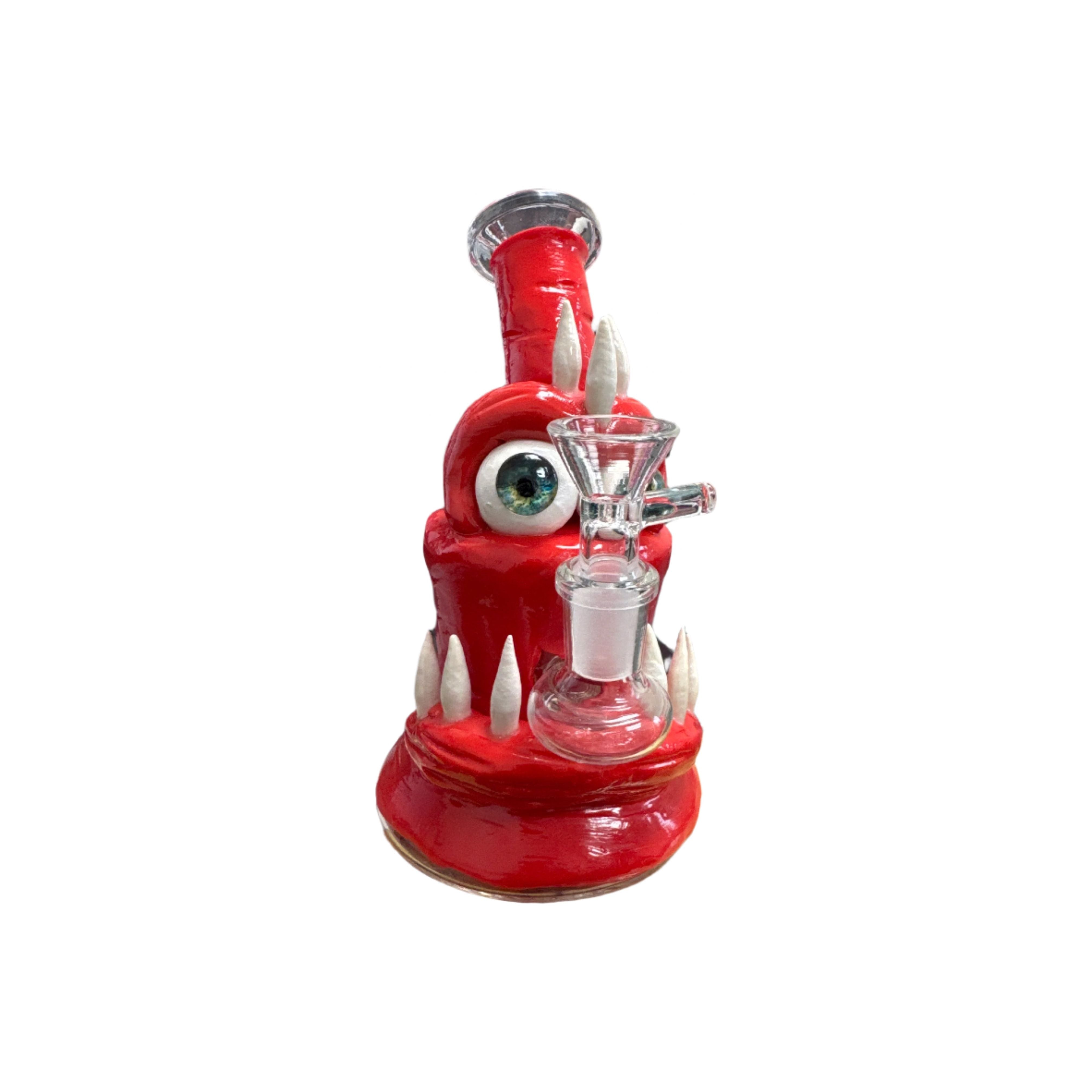 WP - 6.5" Three Horned Monster - Red [ 66821 ] – Metro Smoke Wholesale