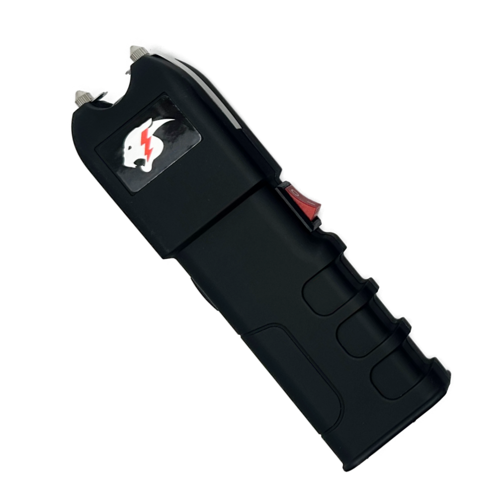 Cheetah Mega Force Stun Gun w/ Flashlight - Black – Metro Smoke Wholesale