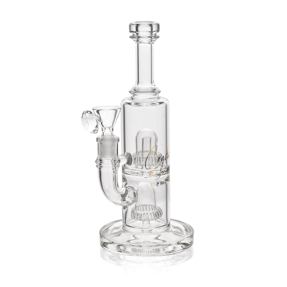 HPG Crystal Series - WP - 10" Double UFO Perc – Metro Smoke Wholesale