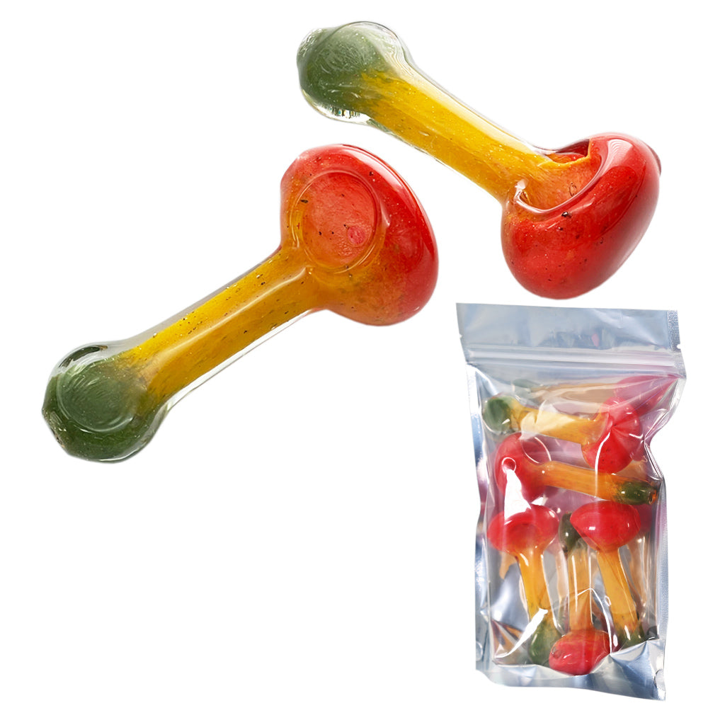 Hand Pipes - 4" Rasta Spoon - 5ct – Metro Smoke Wholesale