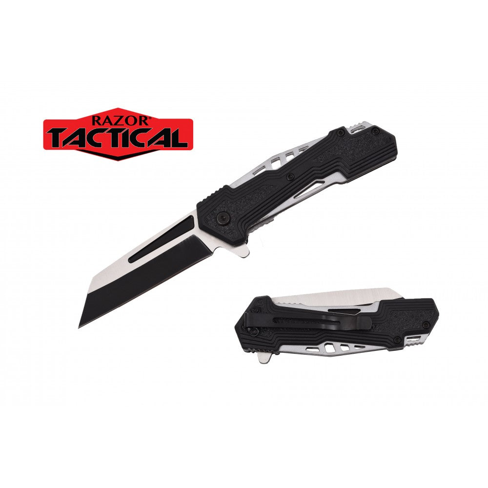 Razor Tactical - Premium Flip Knife [ RT-7133BK ] – Metro Smoke Wholesale