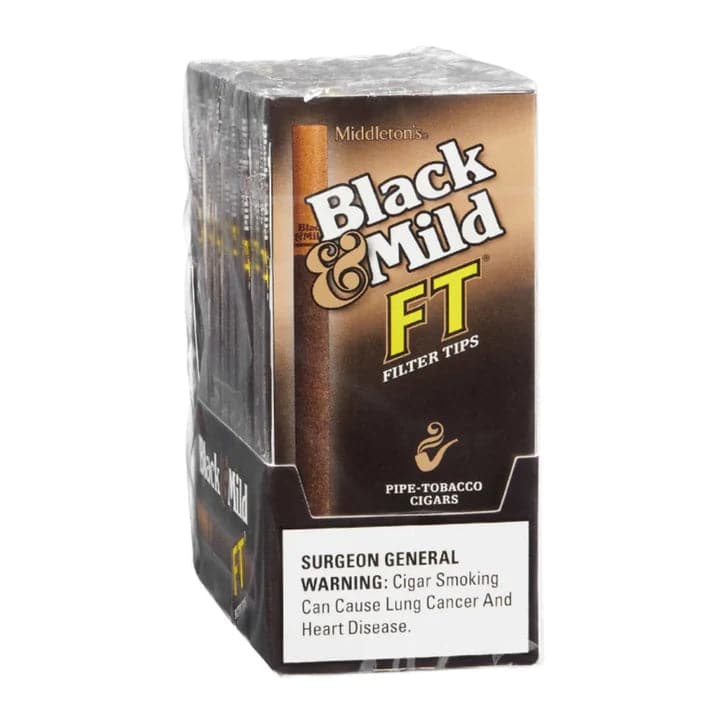 Black & Mild - Cigars - Regular w/ Filter Tip - 5pk - 10ct – Metro ...