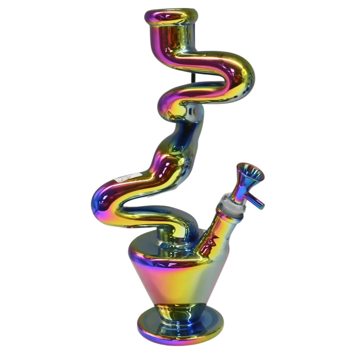 WP - 11.5" Electroplated 3-Kink Zong - Asst – Metro Smoke Wholesale