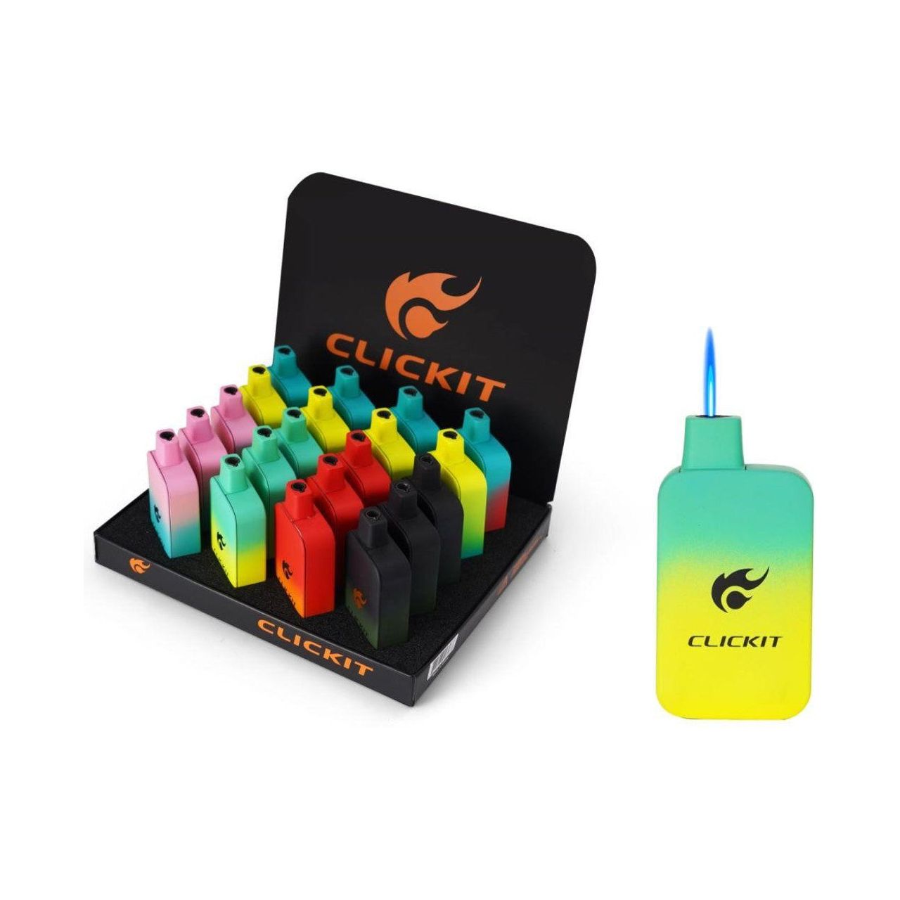Clickit - Torch Lighter - Vape - 20ct [ GH-9288 ] – Metro Smoke Wholesale