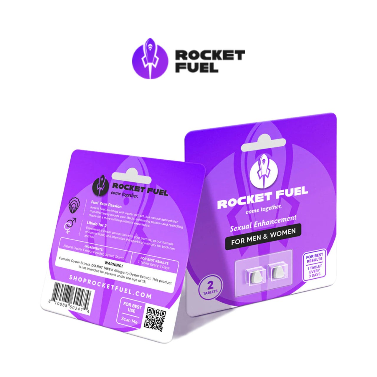 Rocket Fuel 2pk Sexual Enhancement Tablets for Men & Women - 6ct ...