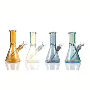 WP - Mini Electroplated Beaker - Assorted Colors – Metro Smoke Wholesale